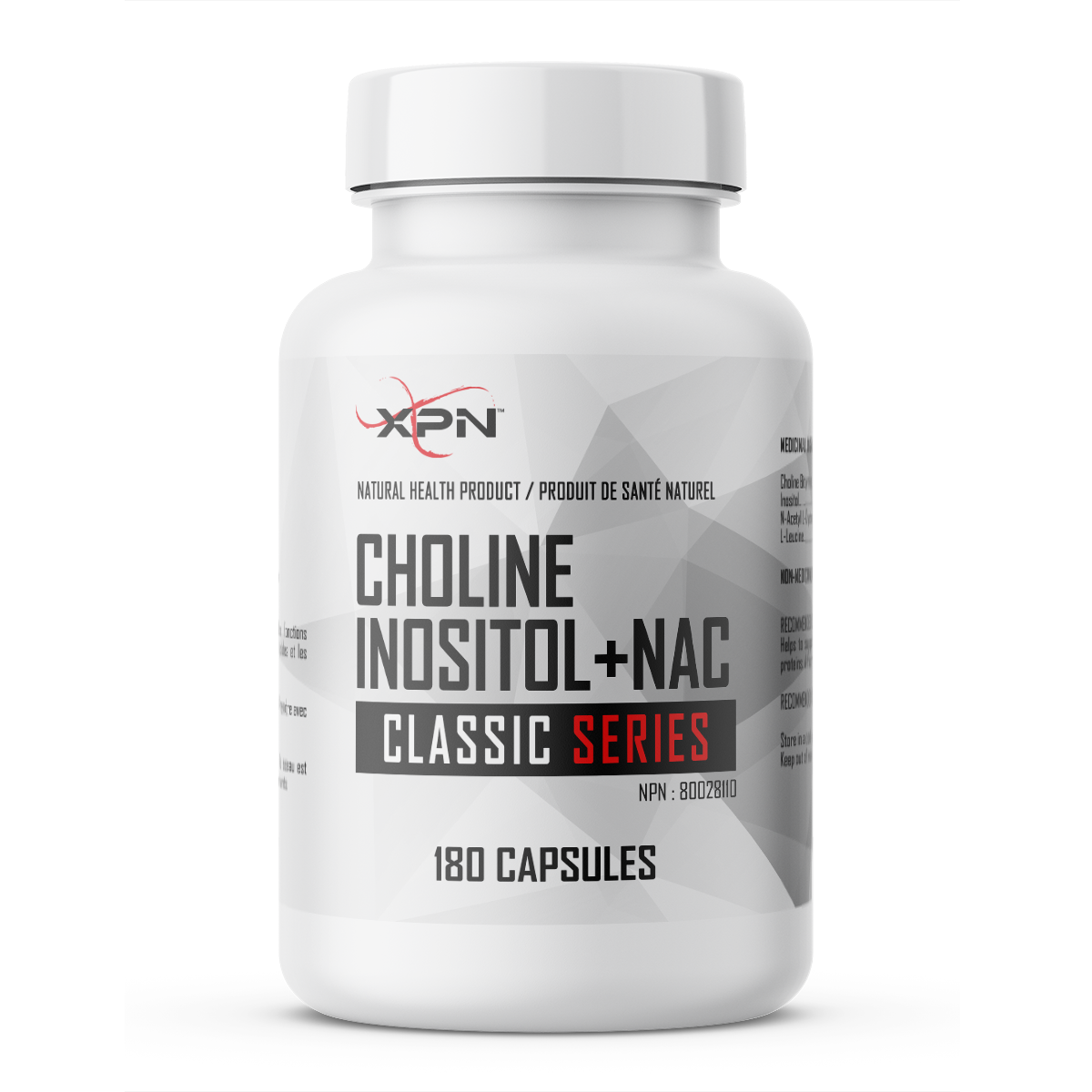 Choline Inositol+Nac 180 Caps – LDT